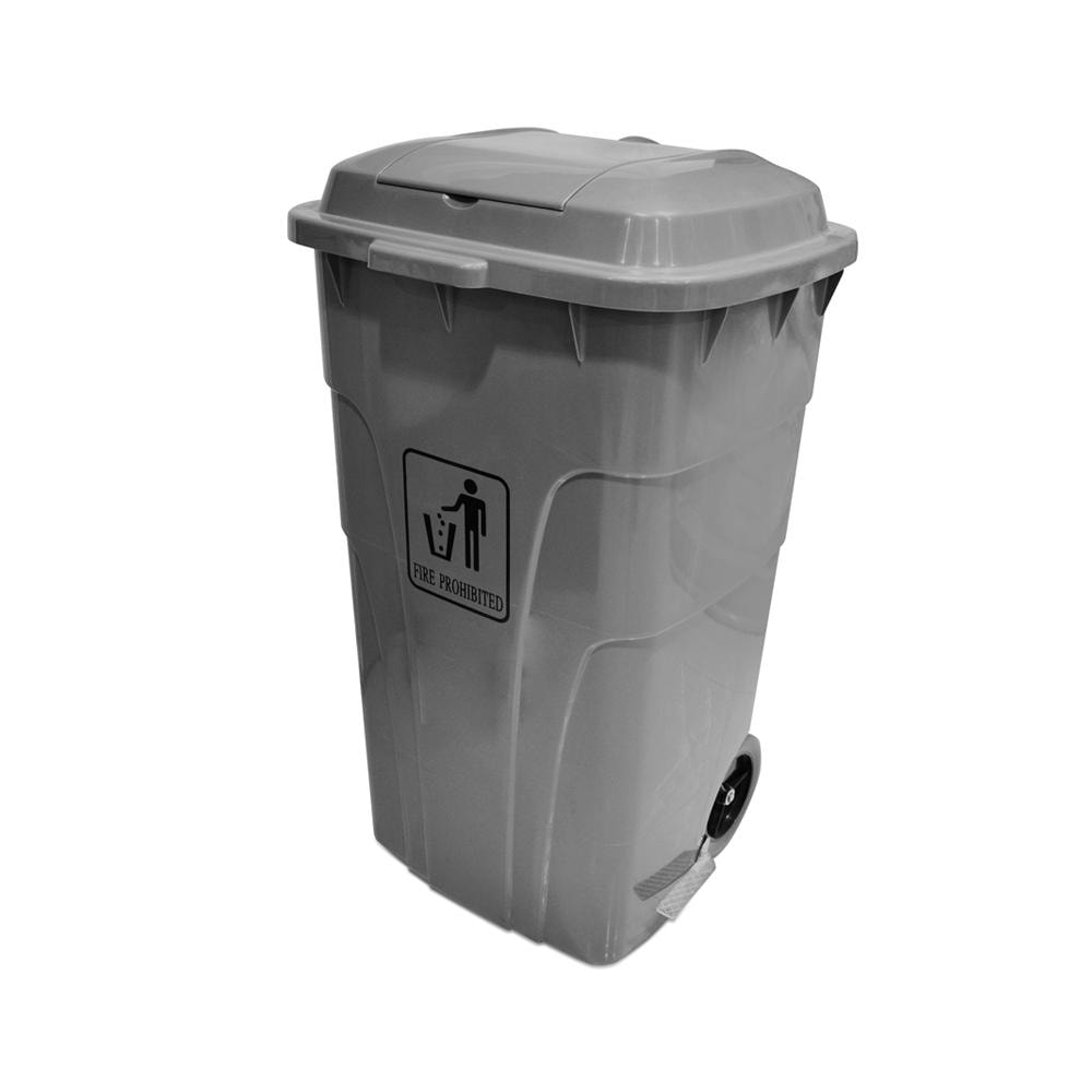 AKC Plastic Trash Bin | 120 LTR | GREY