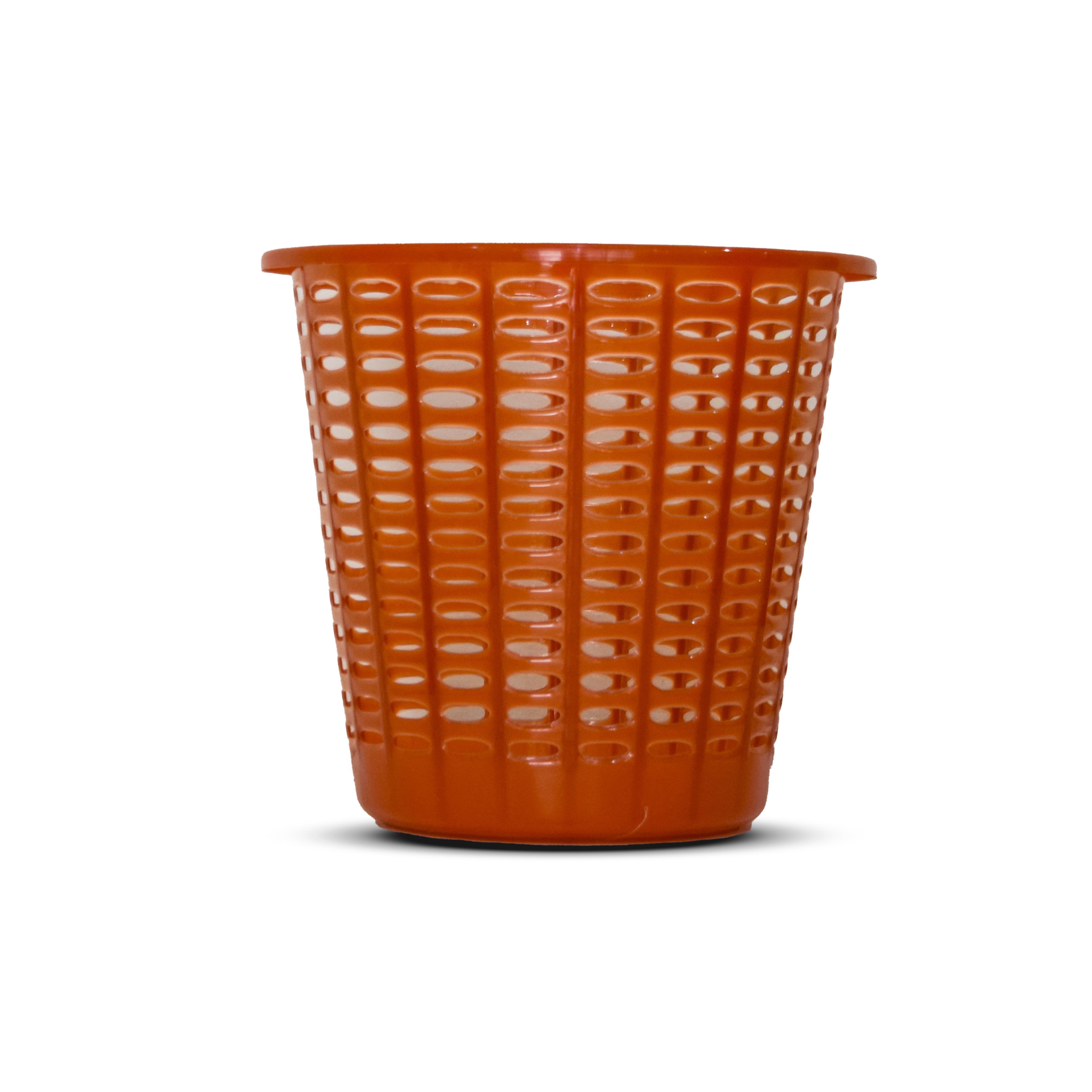 Round Plastic Basket Multicolor