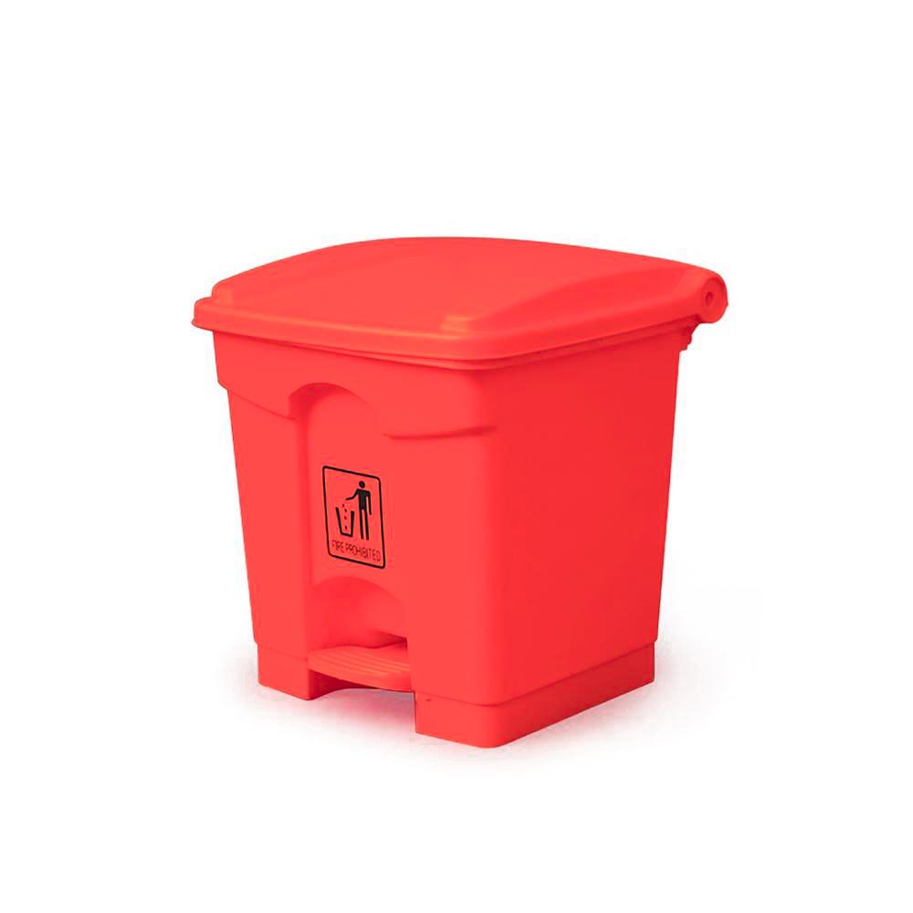 EK Plastic Garbage Bin | 30LTR | RED