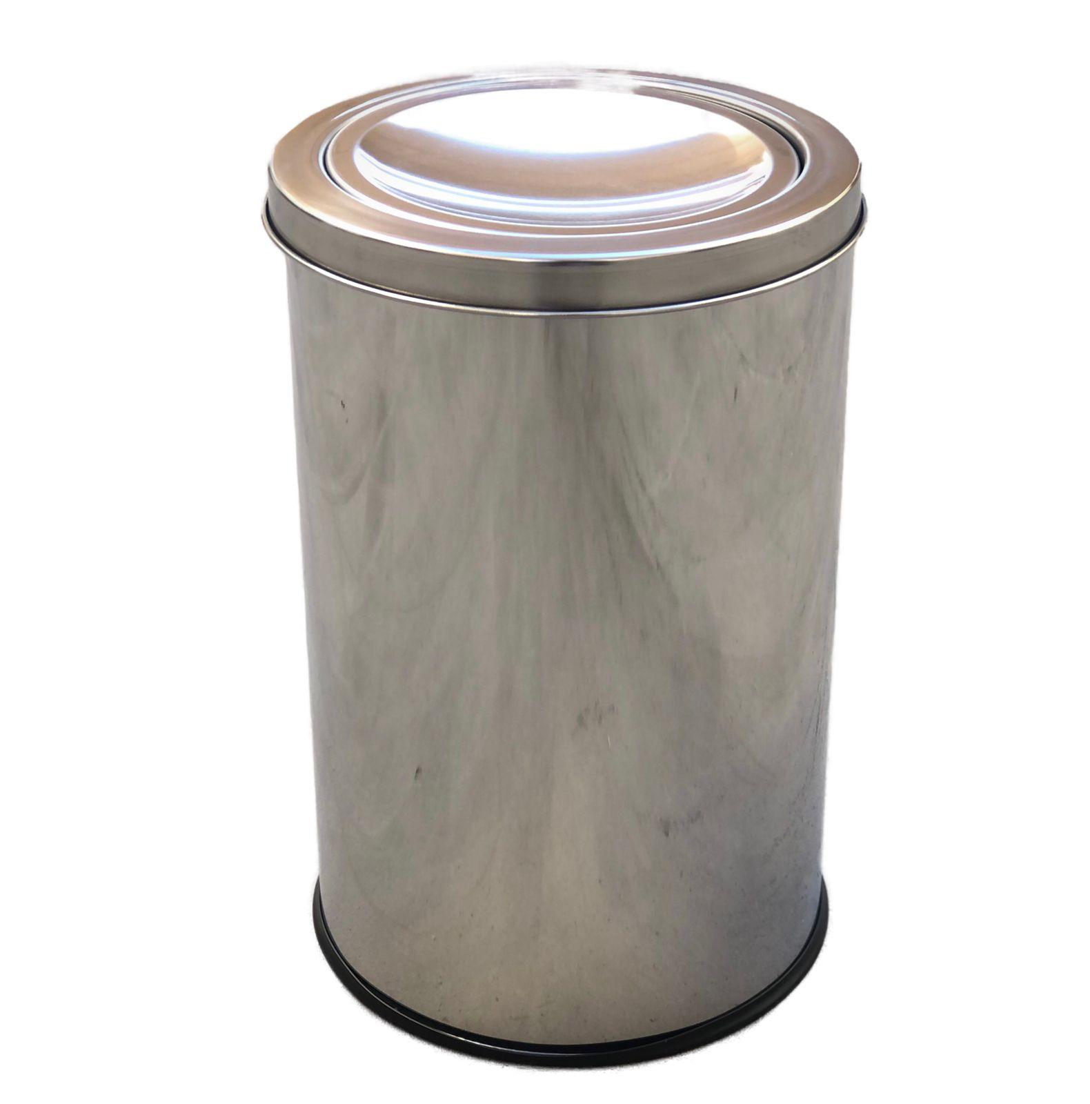 AKC | Stainless Steel Lid Type Swing Bin | 10 LTR