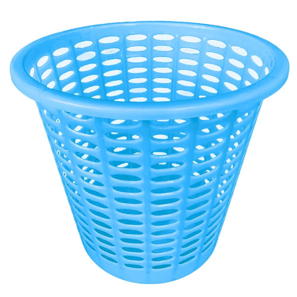 Round Plastic Basket Multicolor