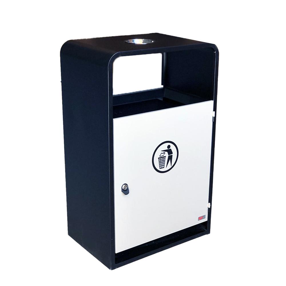 AKC outdoor Stainless Steel Trash Bin with Ash Tray