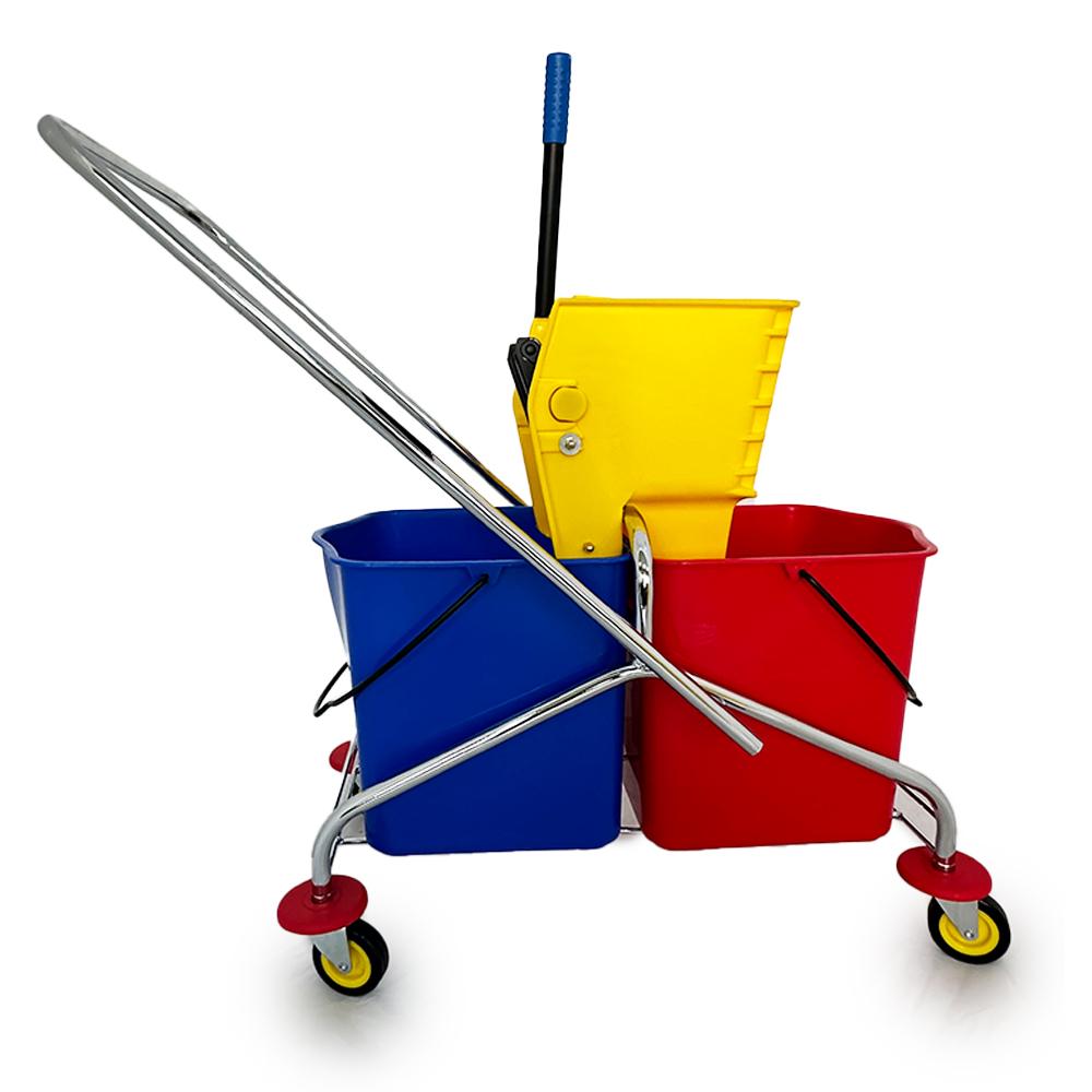 Double Bucket Mop Trolley | 50LTR