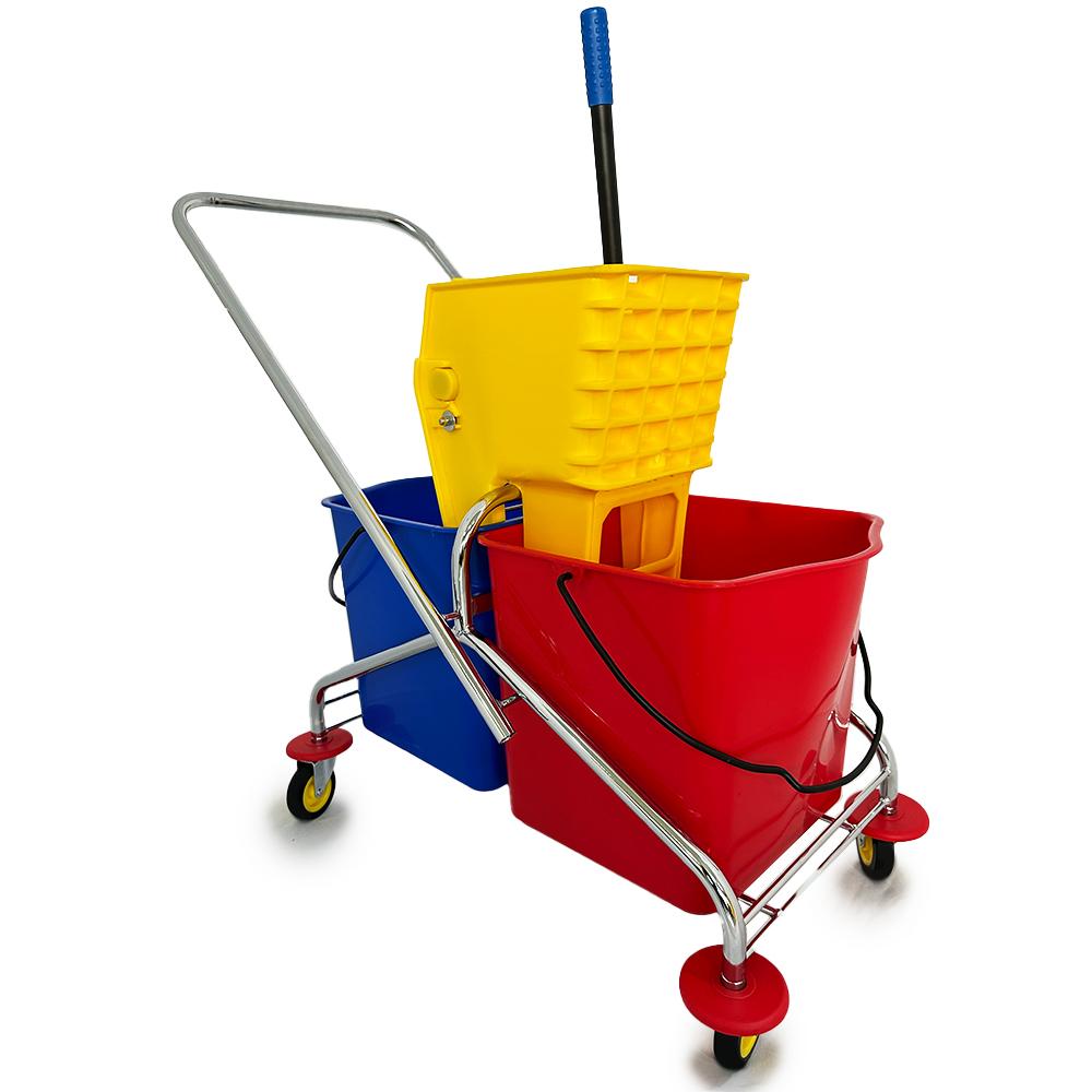 Double Bucket Mop Trolley | 50LTR
