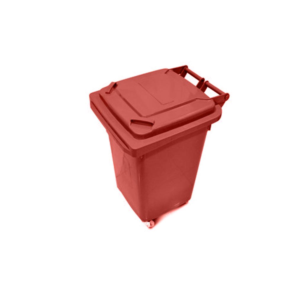 AKC | Plastic Garbage Bin | 70LTR | RED