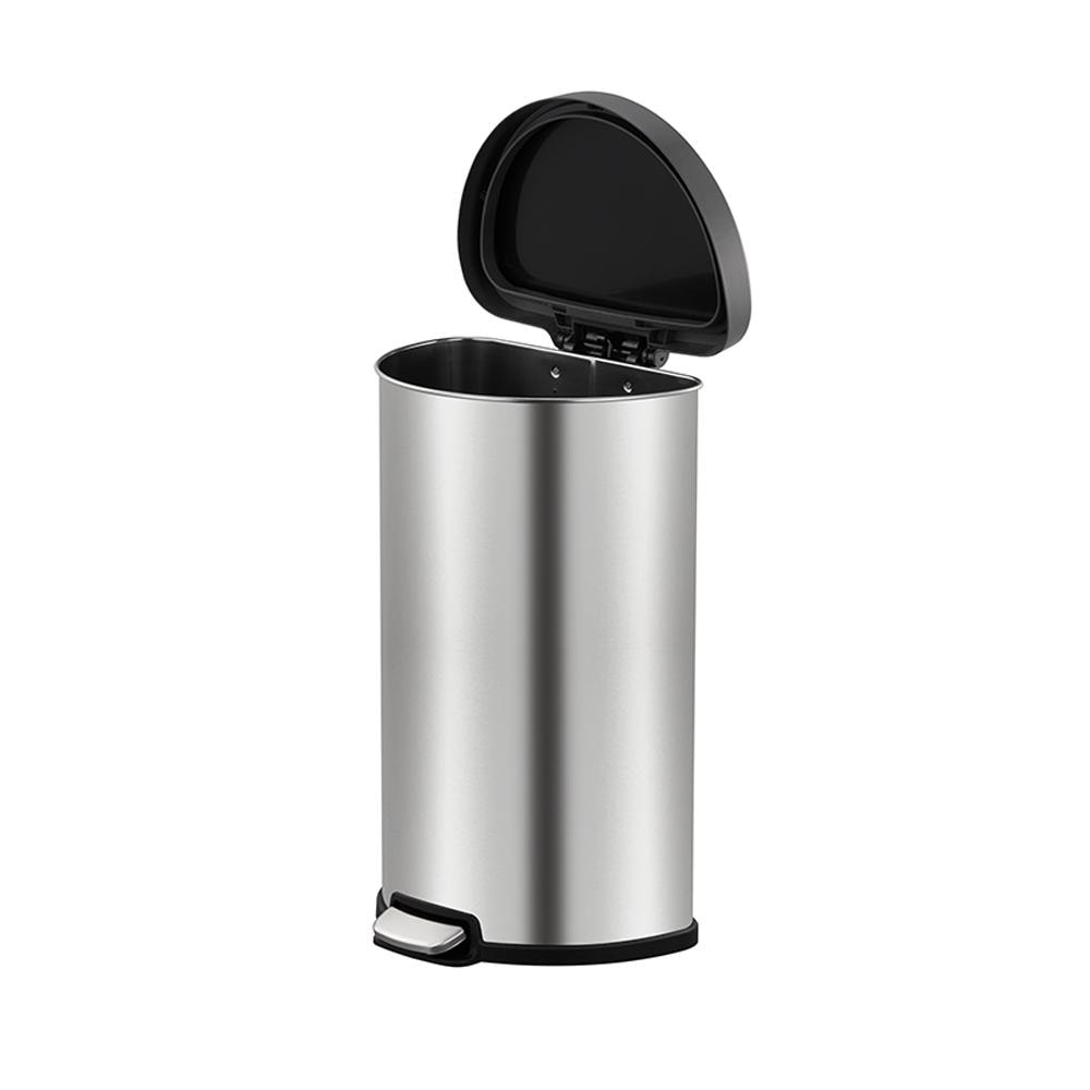 EKO Artistic Round Step Waste Bin with Soft Close Lid 45 Liters