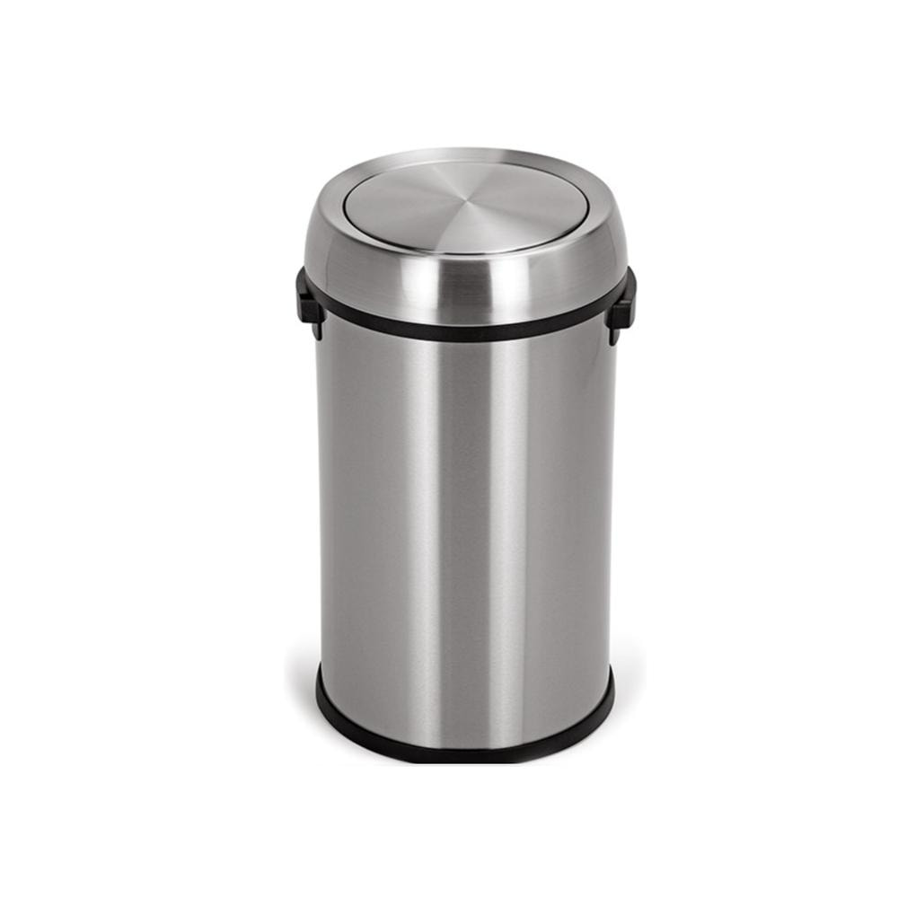 AKC Stainless Steel Swing Lid Bin 65 Liters