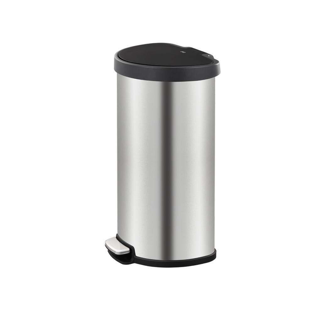 EKO Artistic Round Step Waste Bin with Soft Close Lid 45 Liters