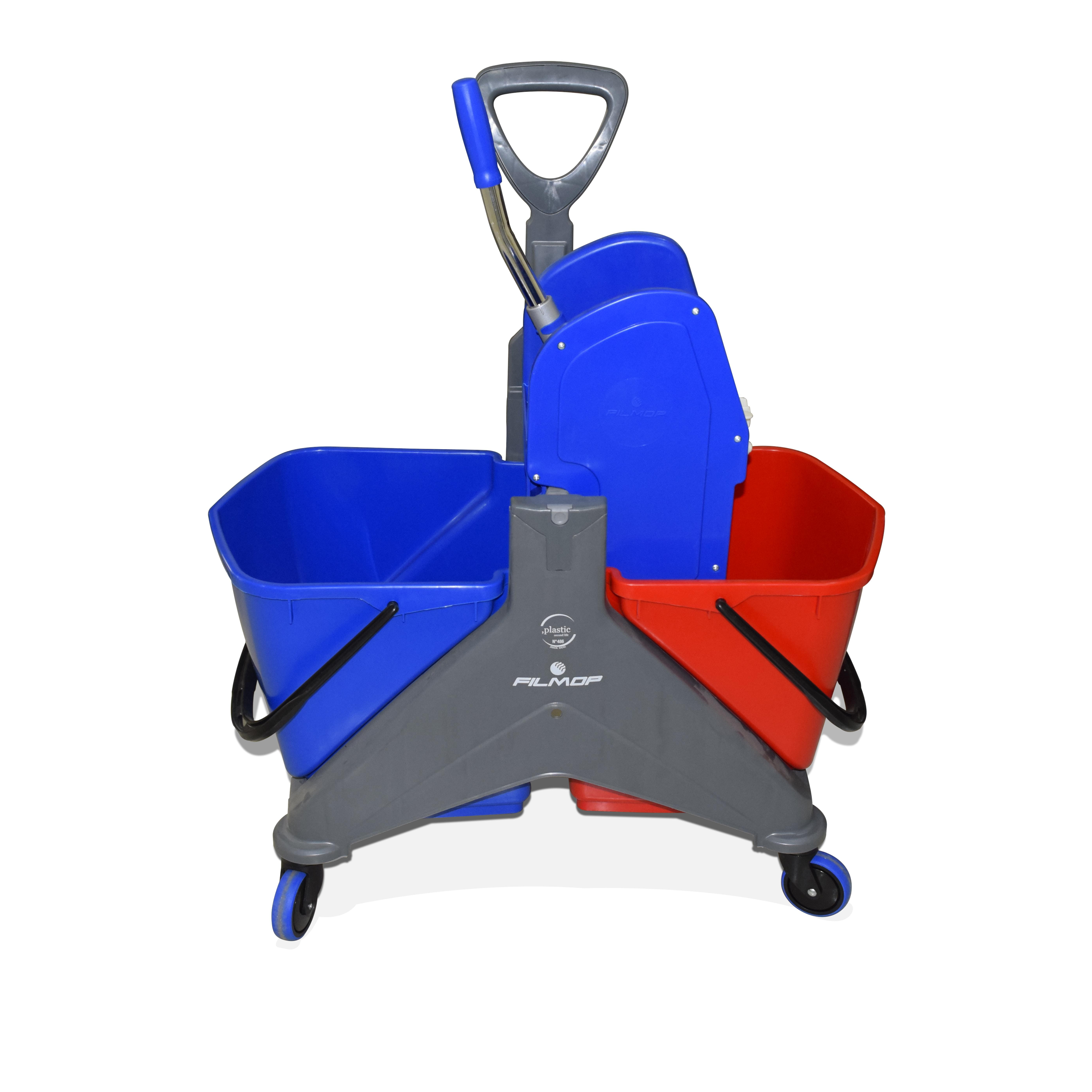 Filmop | Double Bucket Mop Trolley | 50LTR